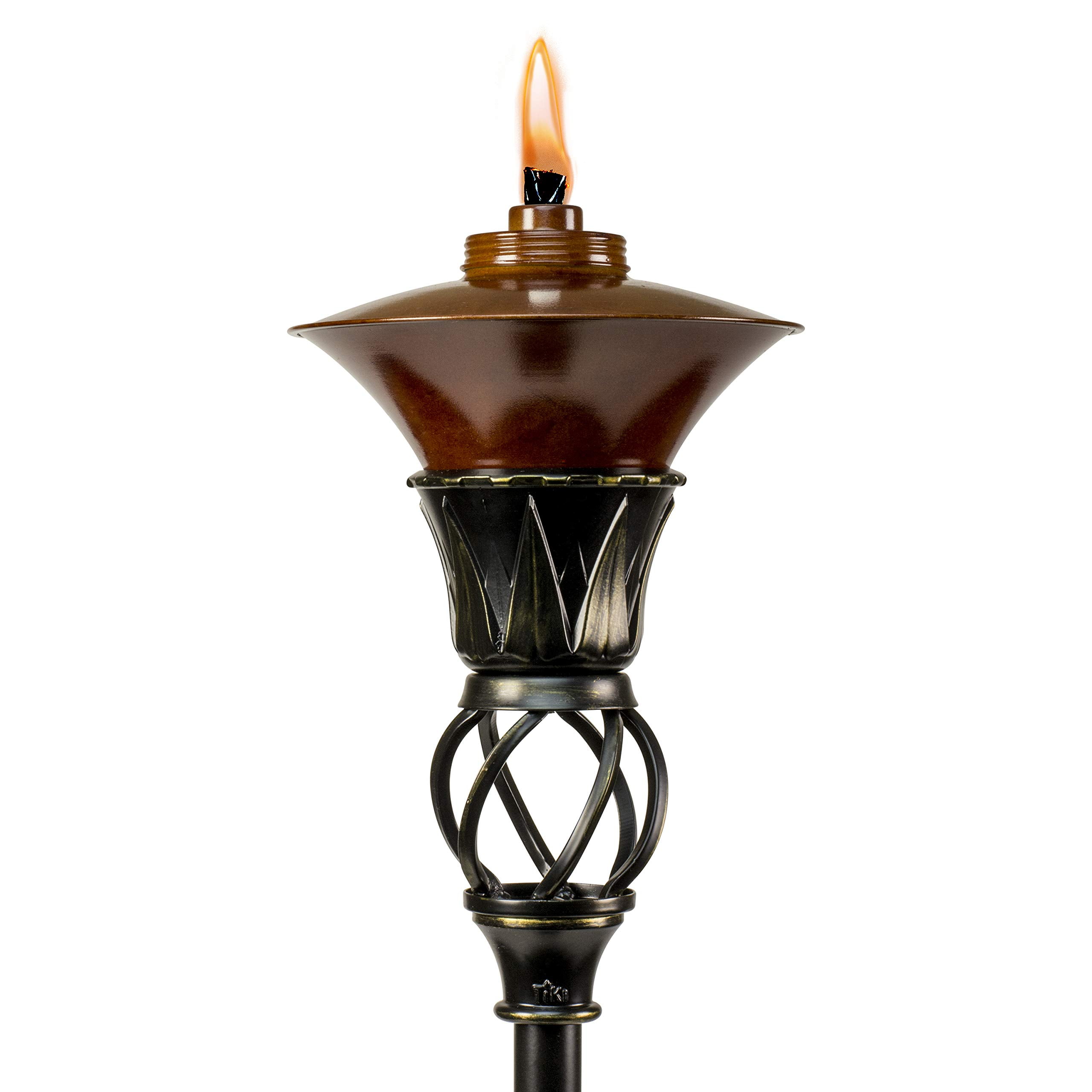 TIKI 1118039 Brand 63-inch Catalina Metal Brushed Copper Torch, 63.00 ...