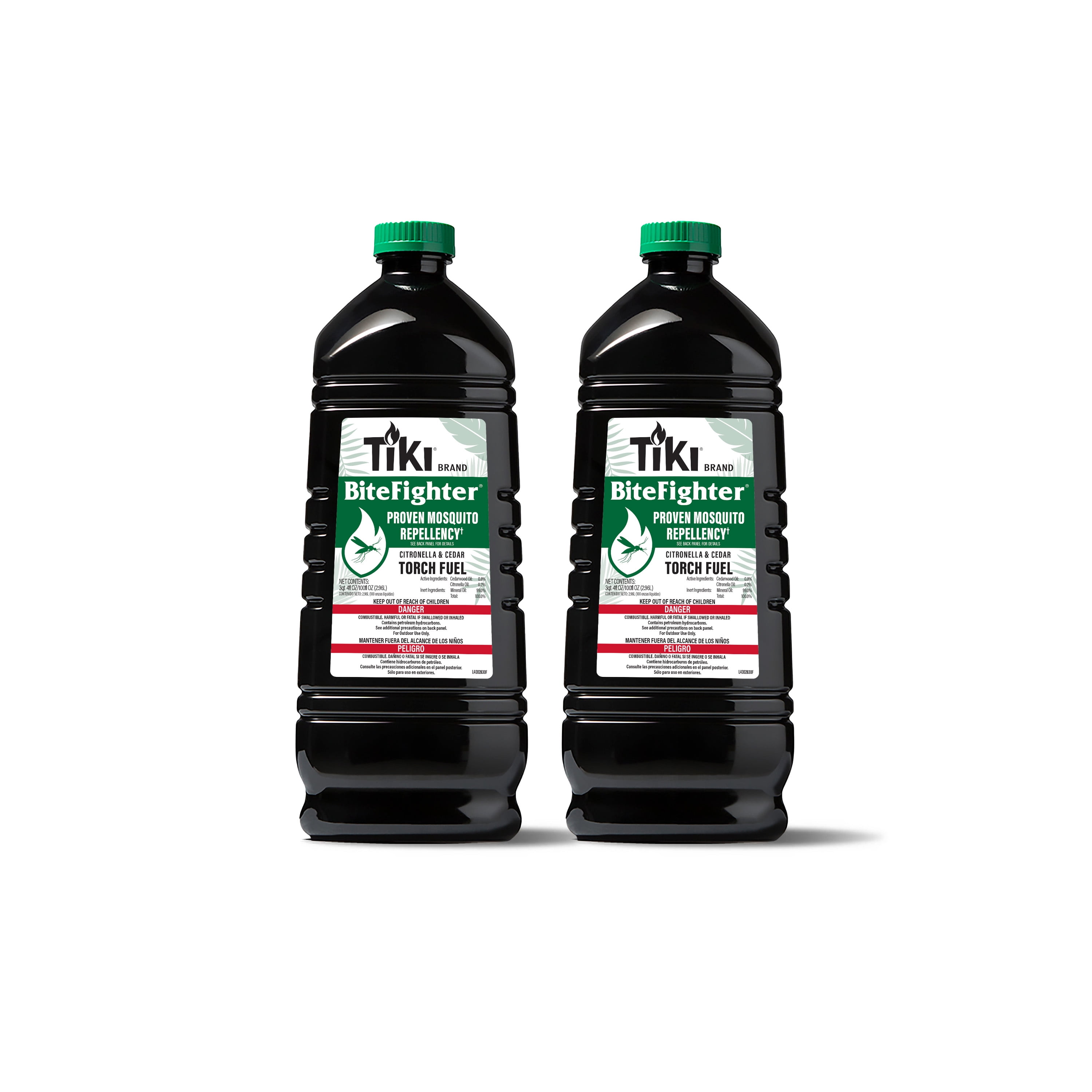 TIKI® Brand 100 oz. BiteFighter Torch Fuel with Easy Pour System 2-pack ...