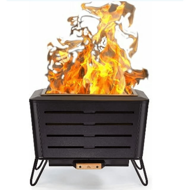 TIKI® Brand 21.5 Inch Portable & Smokeless Backyard Fire Pit, Outdoor ...