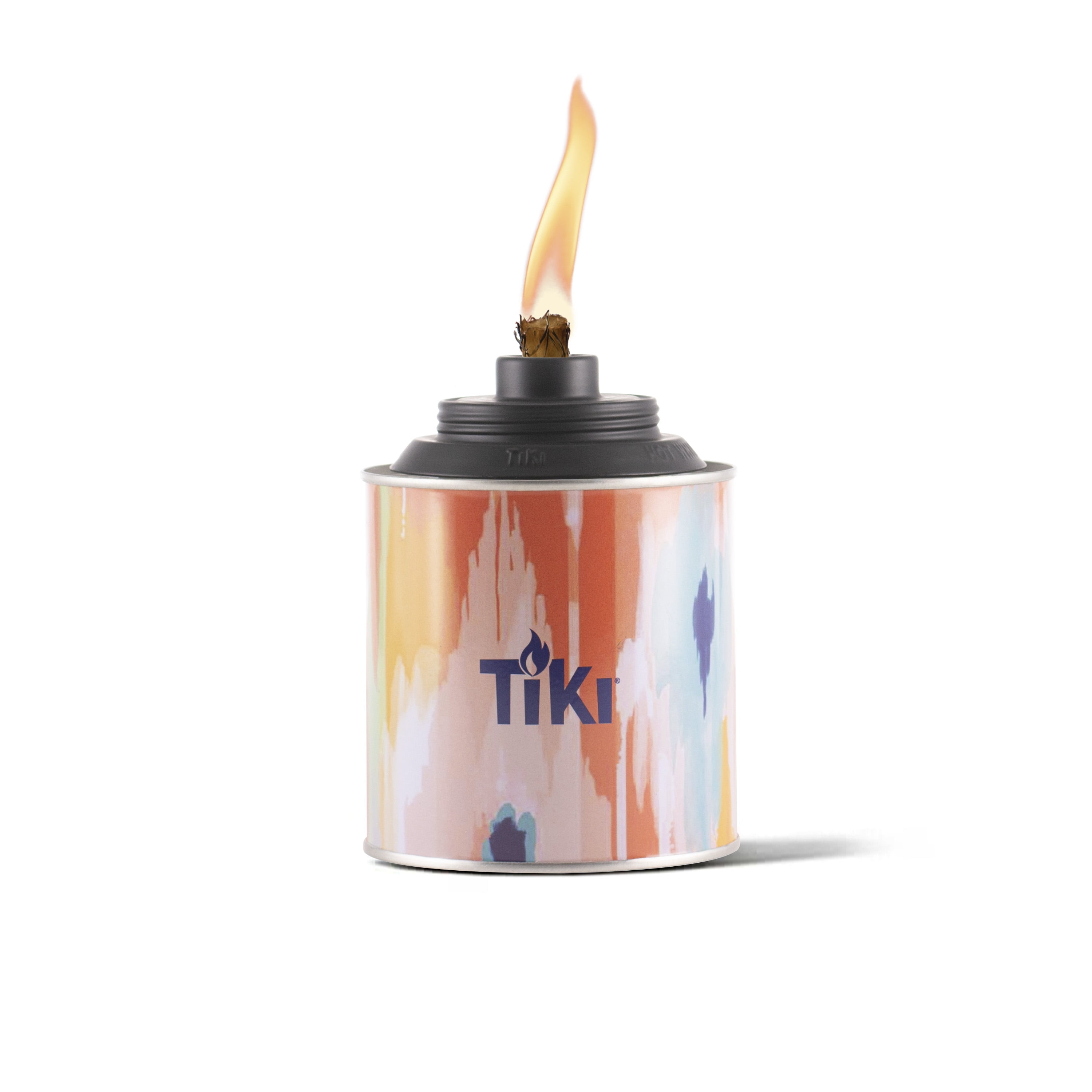 TIKI Brand 6.25-inch Deluxe Tin Tabletop Torch Multicolored - Walmart.com