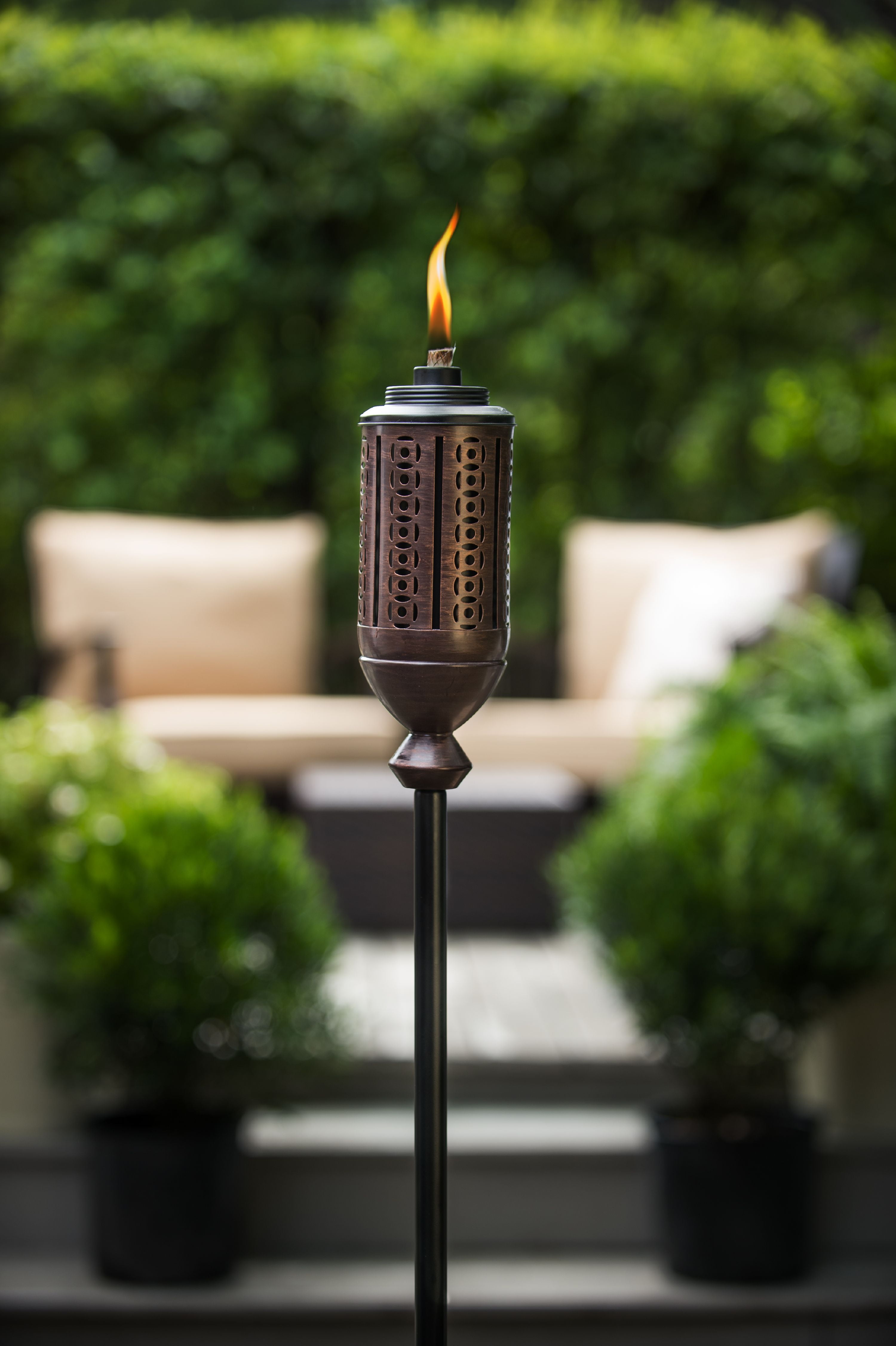 Copper Tiki Torches