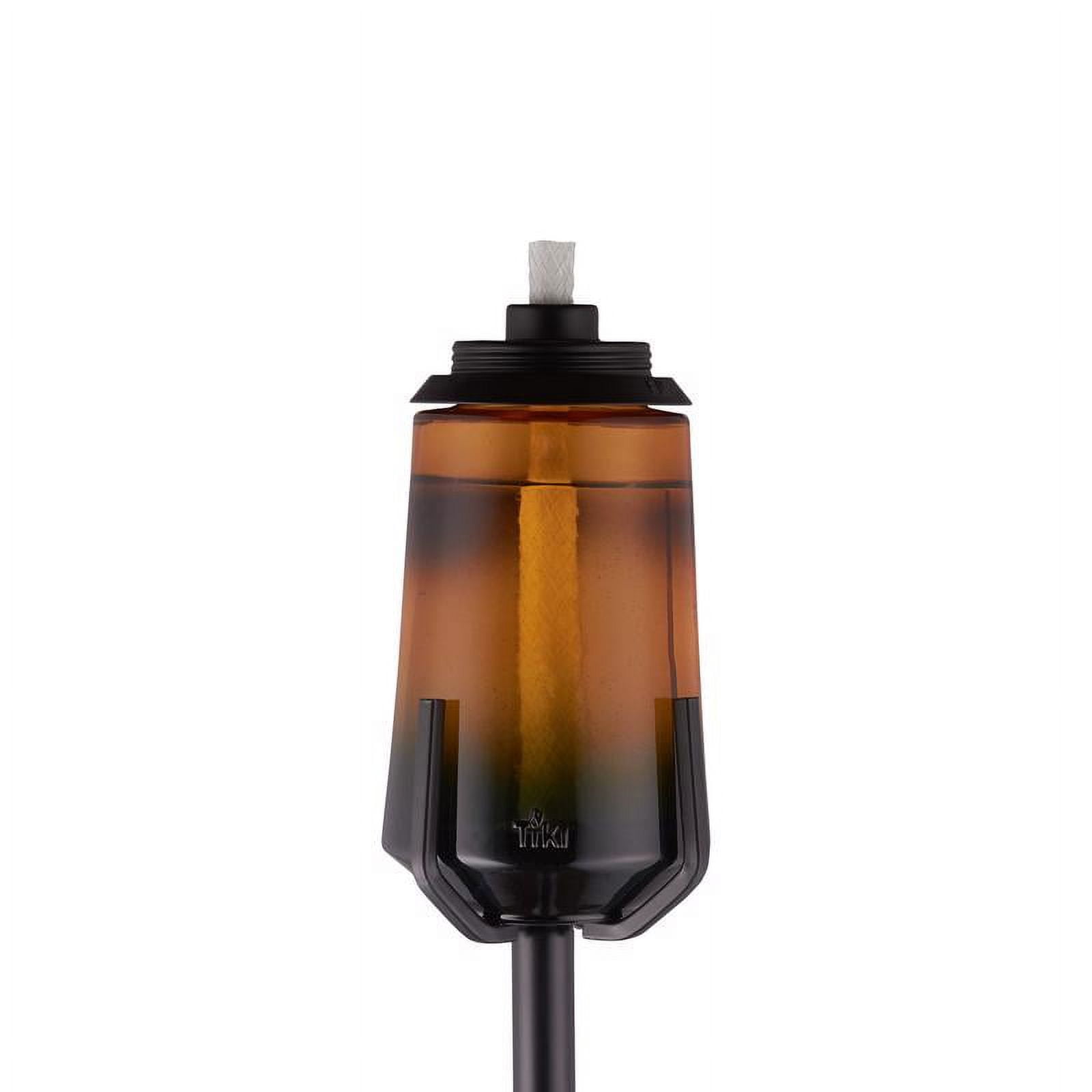 TIKI Brand Brown Glass 69 in. Industrial Ombre Outdoor Torch, 1 pc ...
