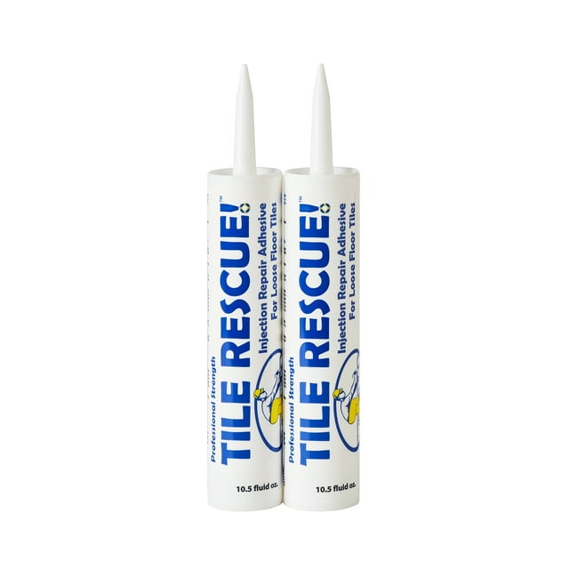 TILE RESCUE Professional Strength Injection Repair Glue for Loose Tiles ...