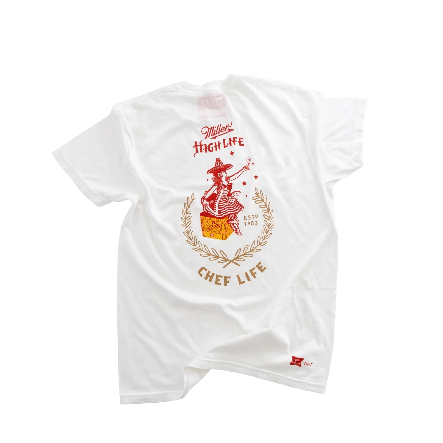 TILIT x Miller High Chef Life Tee Shirt - Walmart.com
