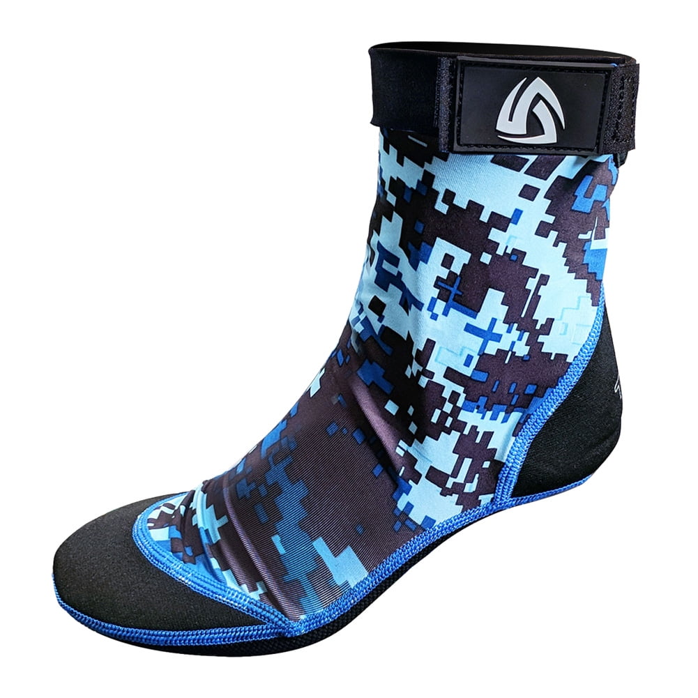 TILOS 2.5mm Sport Skin Sock, Color: Digital Blue, Size: XL (B1214DB11 ...