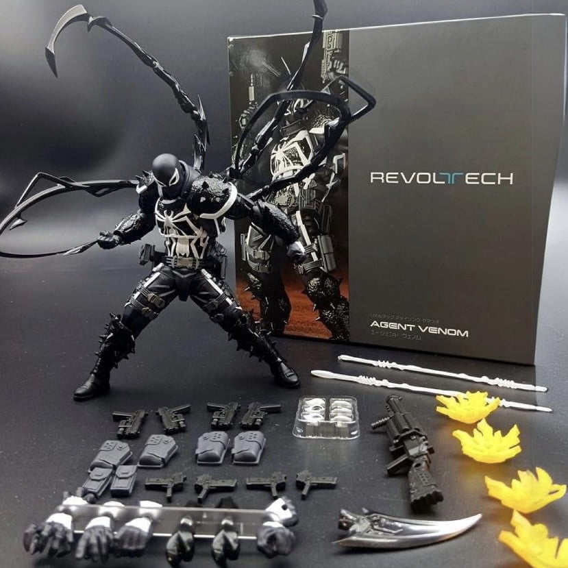TIM Agent Venom Eugene "Flash" Thompson Full Body Movable Action Figure ...