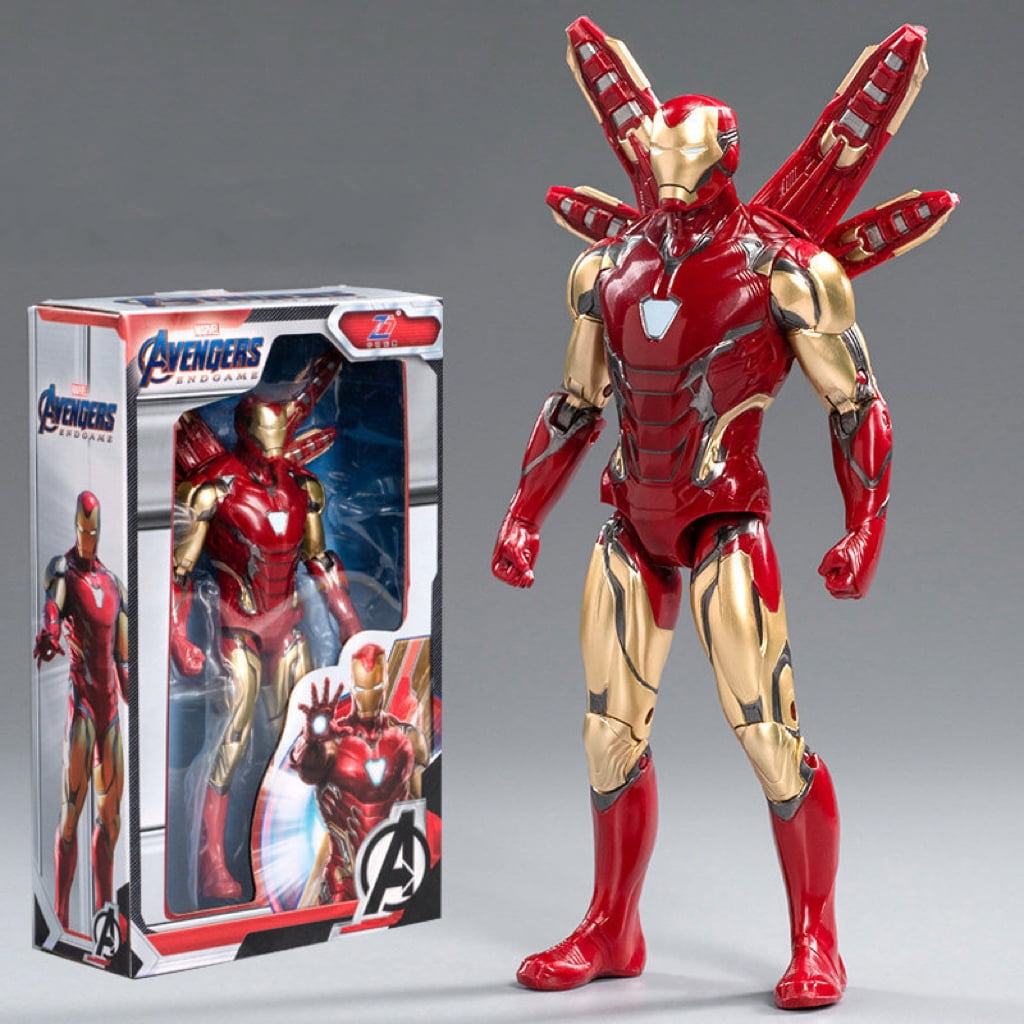 TIM Iron Man Figure Model Full Body Movable 7Inches MK85 Iron Man Model ...