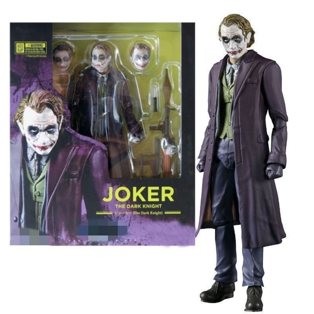 TIM The Dark Knight JOKER Heath Ledger Figure Model Full Body Movable ...