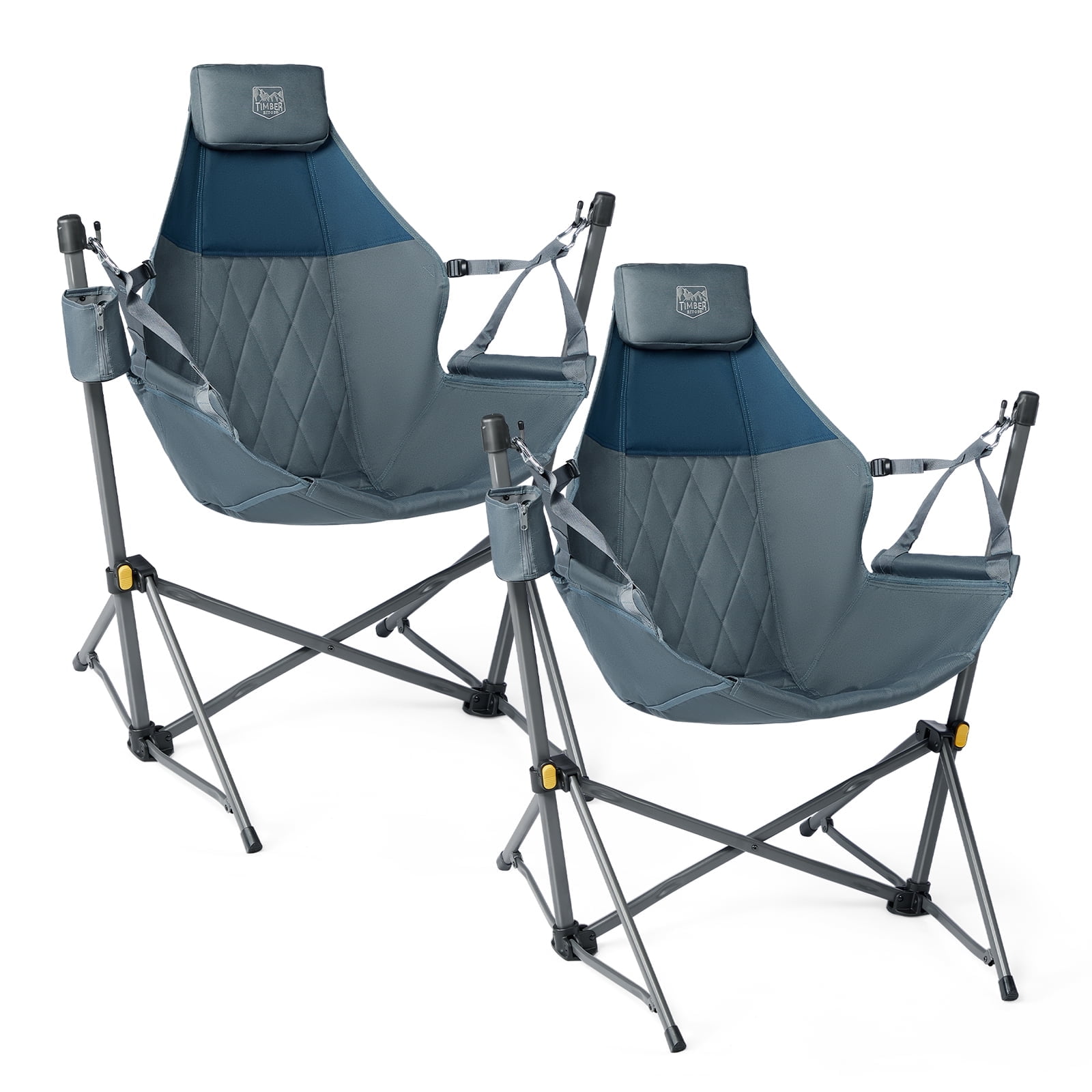 TIMBER RIDGE 2 Pieces Hammock Camping Chair for Outdoor with Adjustable ...