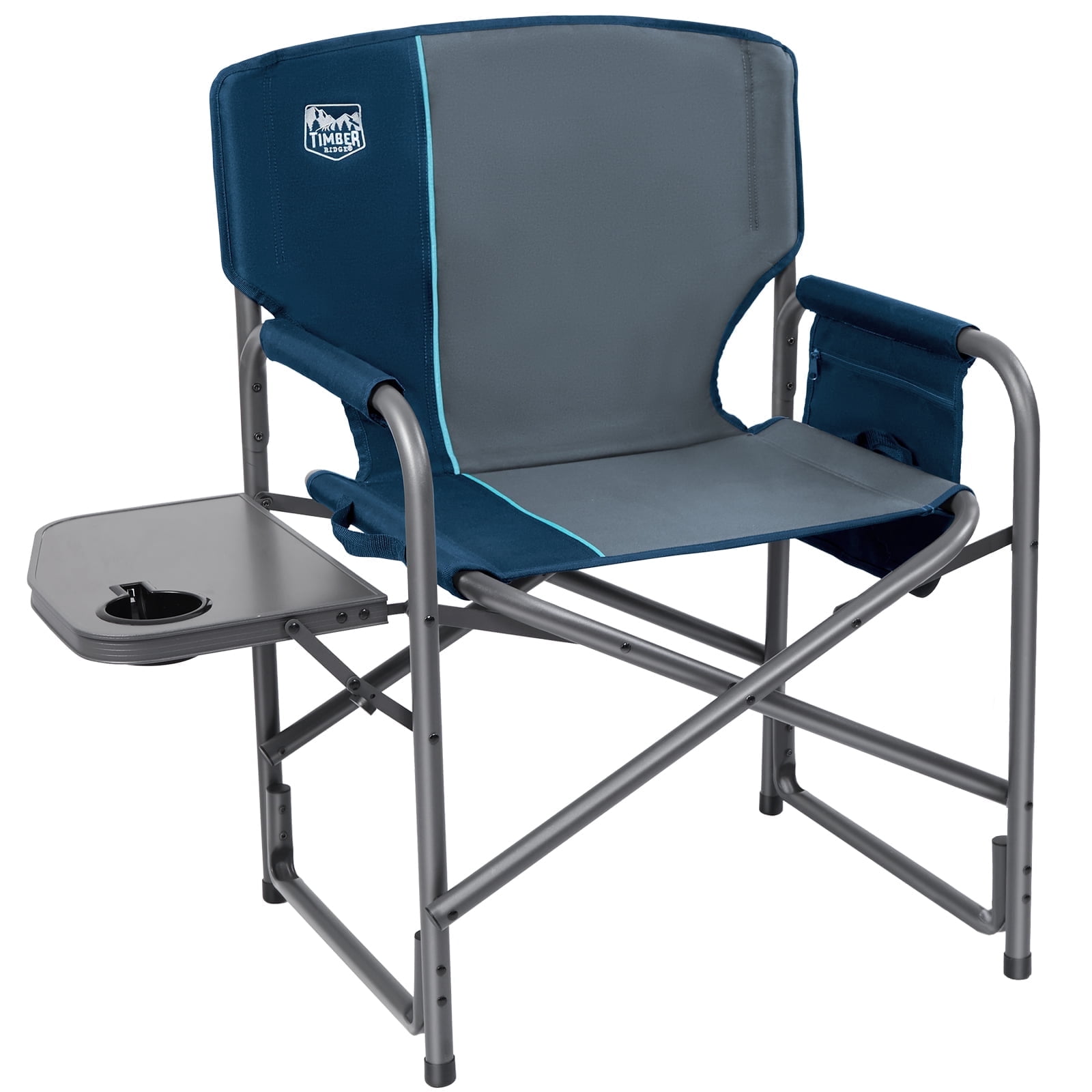 TIMBER RIDGE Folding Camping Chair, Portable Lightweight Aluminum ...