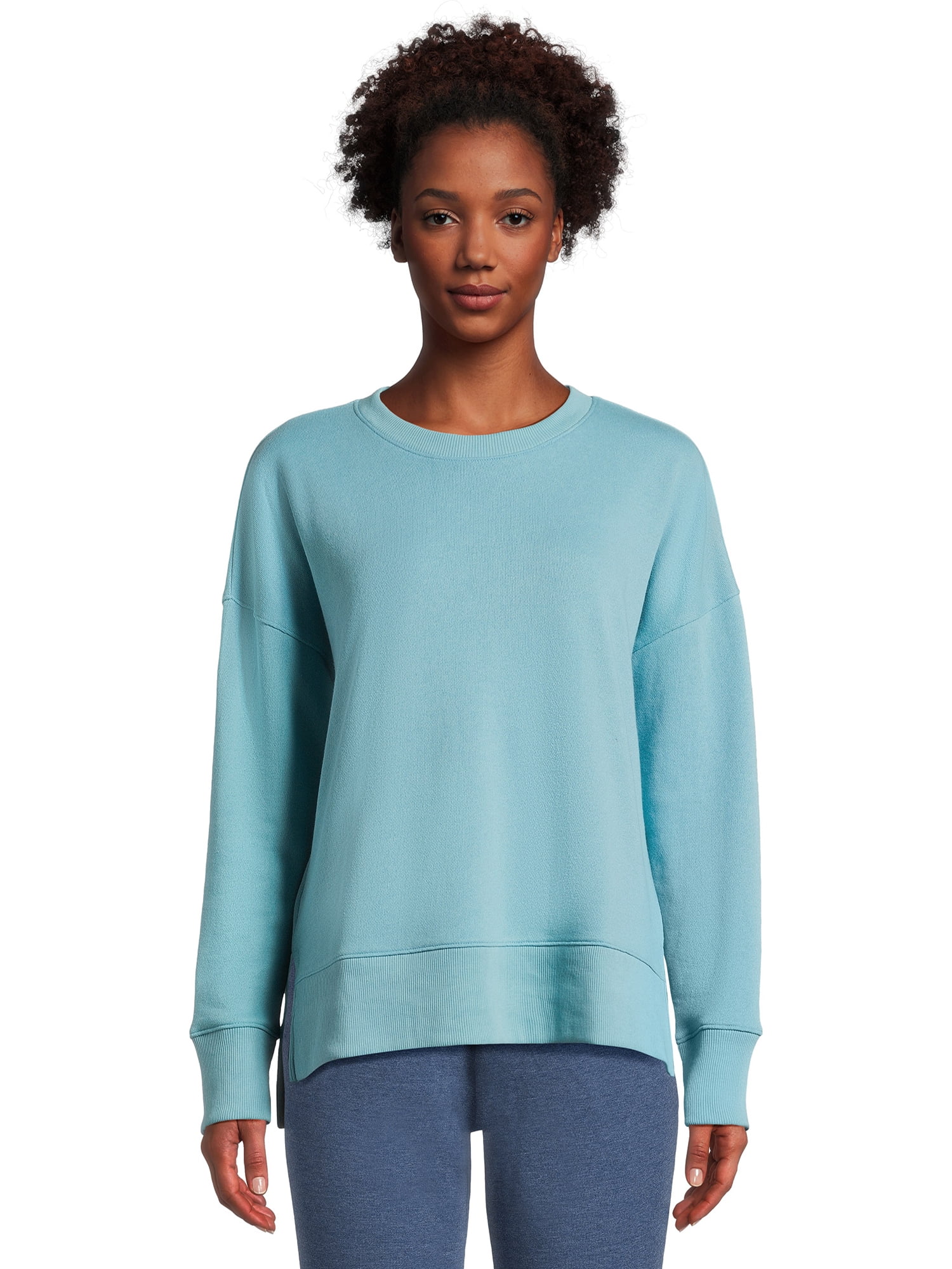 Time and Tru Sweatshirt - women's Crewneck Sweatshirt - Walmart.com