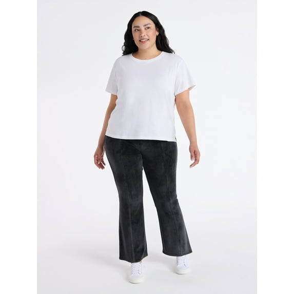 Time and Tru Women's Knit Cord Leggings, 30" Inseam, Sizes XS-XXXL ...