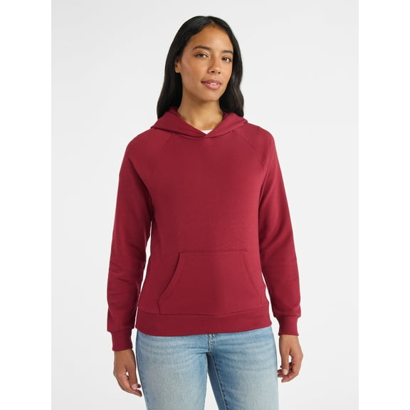 Time and Tru Women's and Women's Plus Fashion Mixed Media Hoodie, Sizes XS-4X - Walmart.com