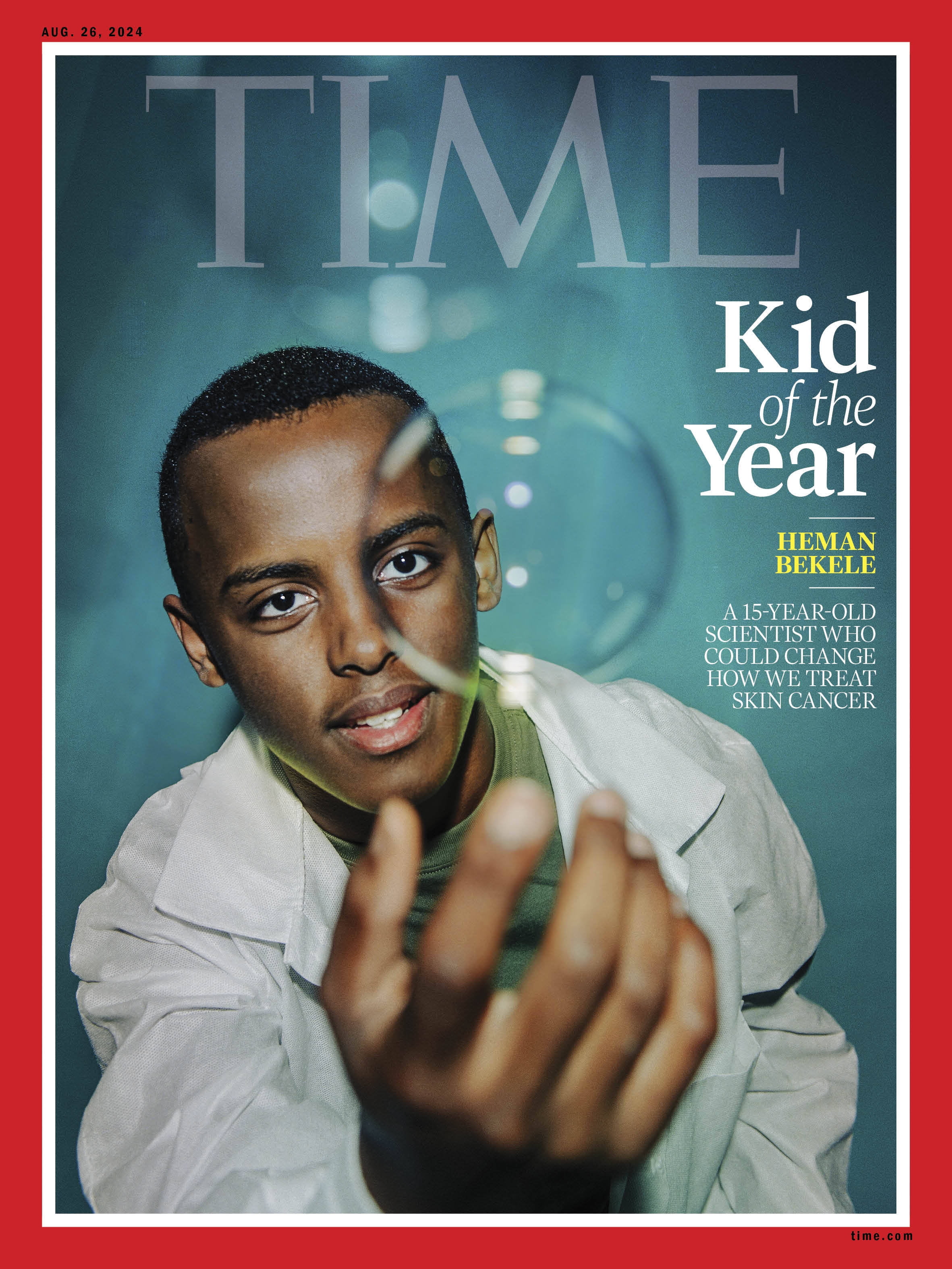 TIME Magazine 08.26.24 - Kid Of The Year: Heman Bekele, A 15-Year-Old ...