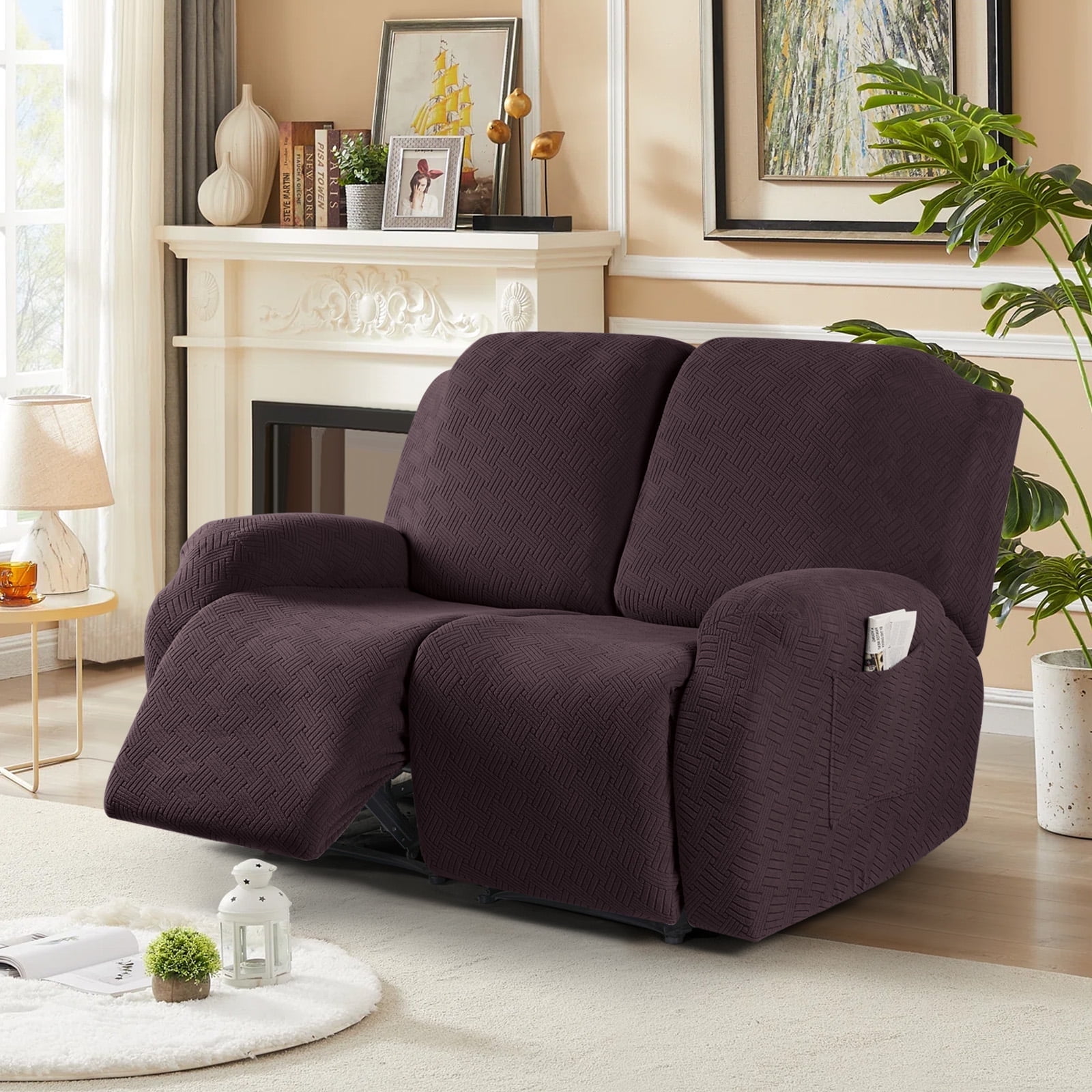 Timeles Recliner Sofa Covers Loveseat, Stretch Reclining Chair Covers ...
