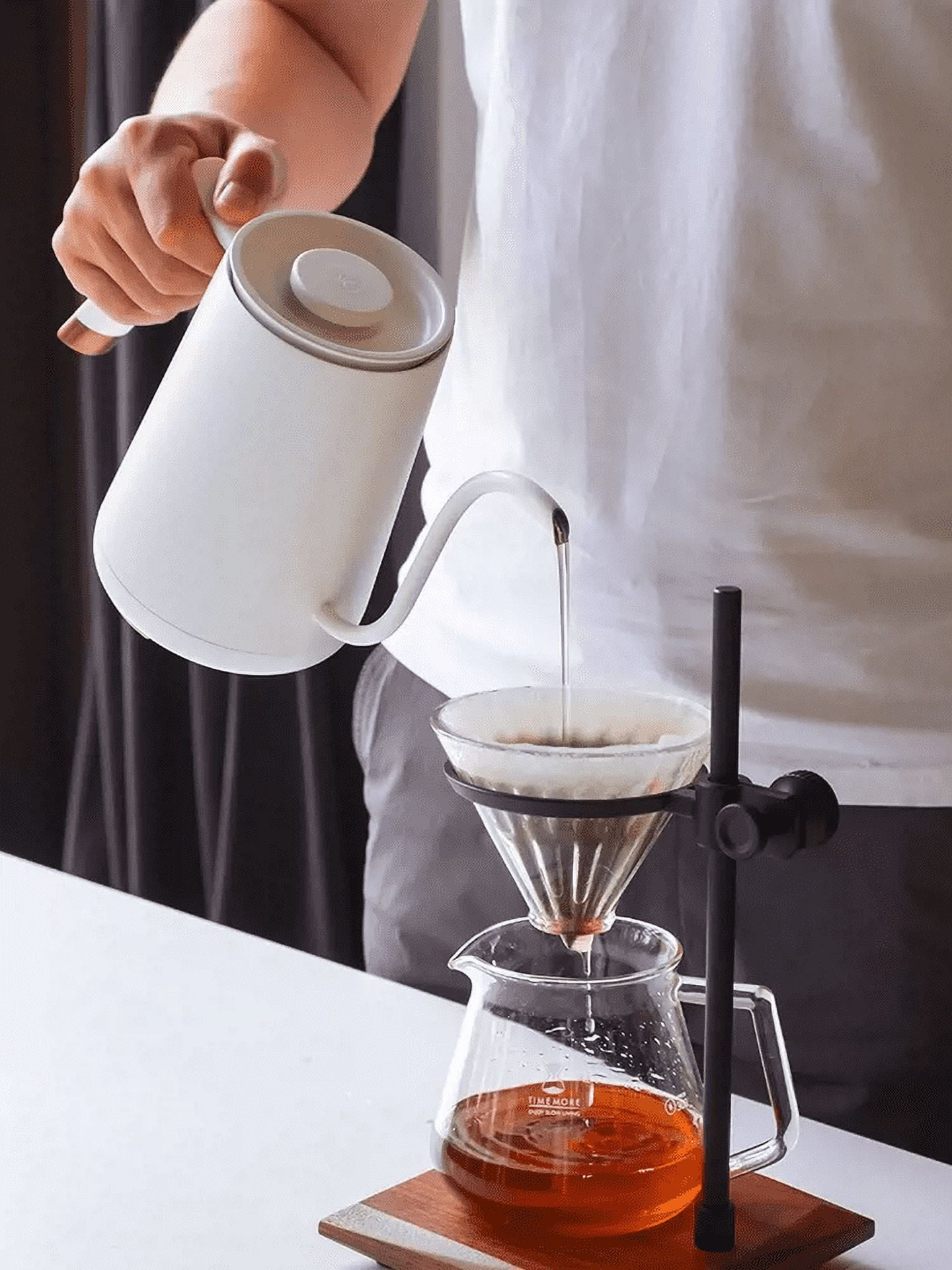 TIMEMORE Fish Smart Electric Coffee Gooseneck Kettle / Pour-over Kettle ...