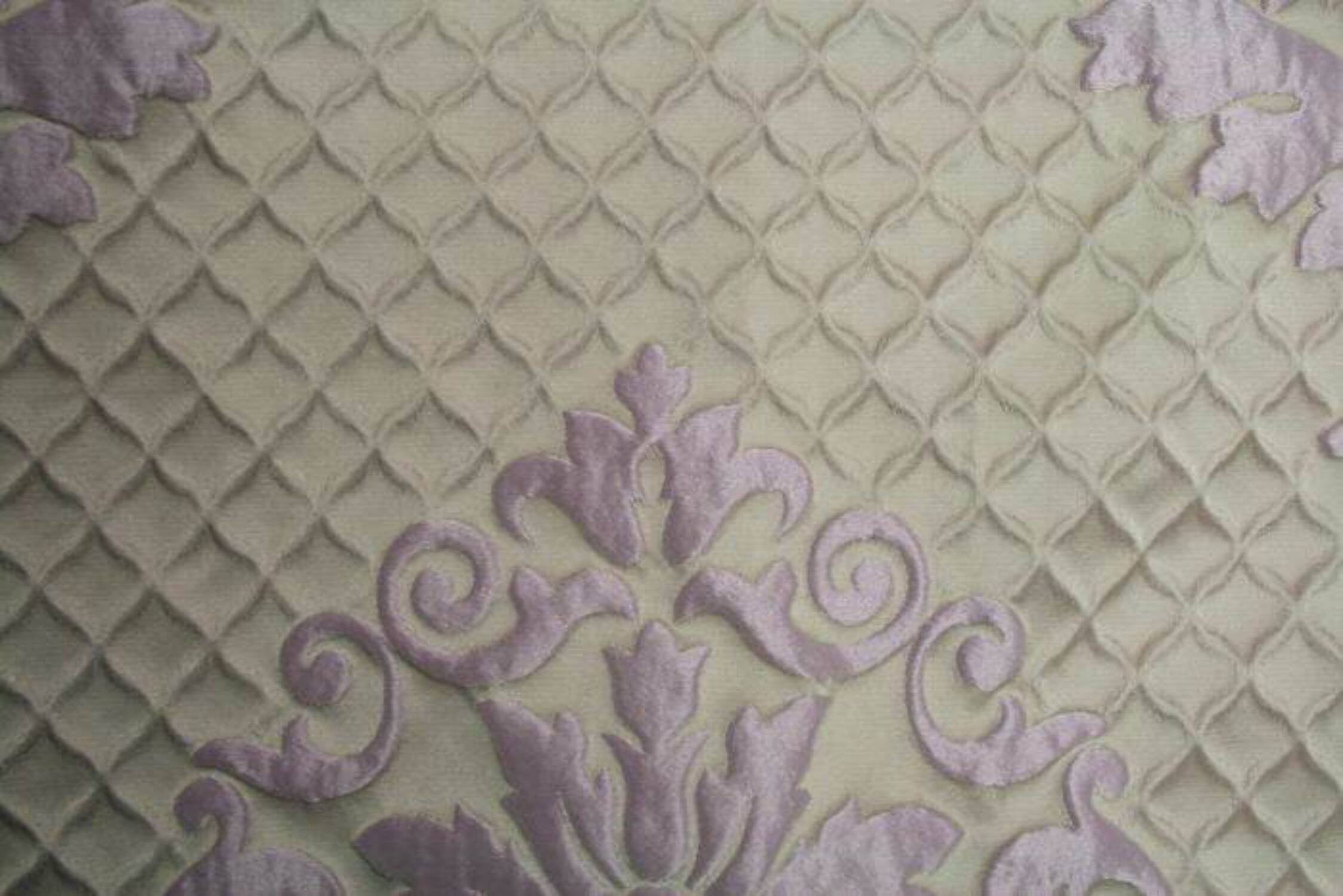TIMES Jacquard Fabric, 55 Inch. in Width, Sample 3x3 Inch / Orchid ...