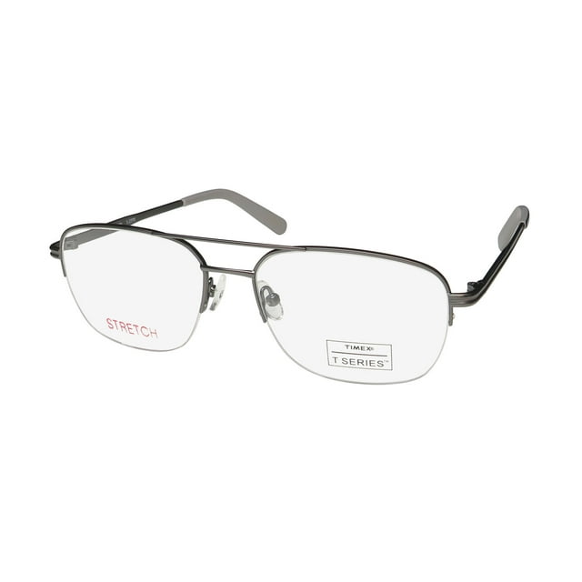 TIMEX 5:20 PM "ITALIAN MAFIA BOSS" STYLE HALF-RIMLESS HOT EYEGLASS ...