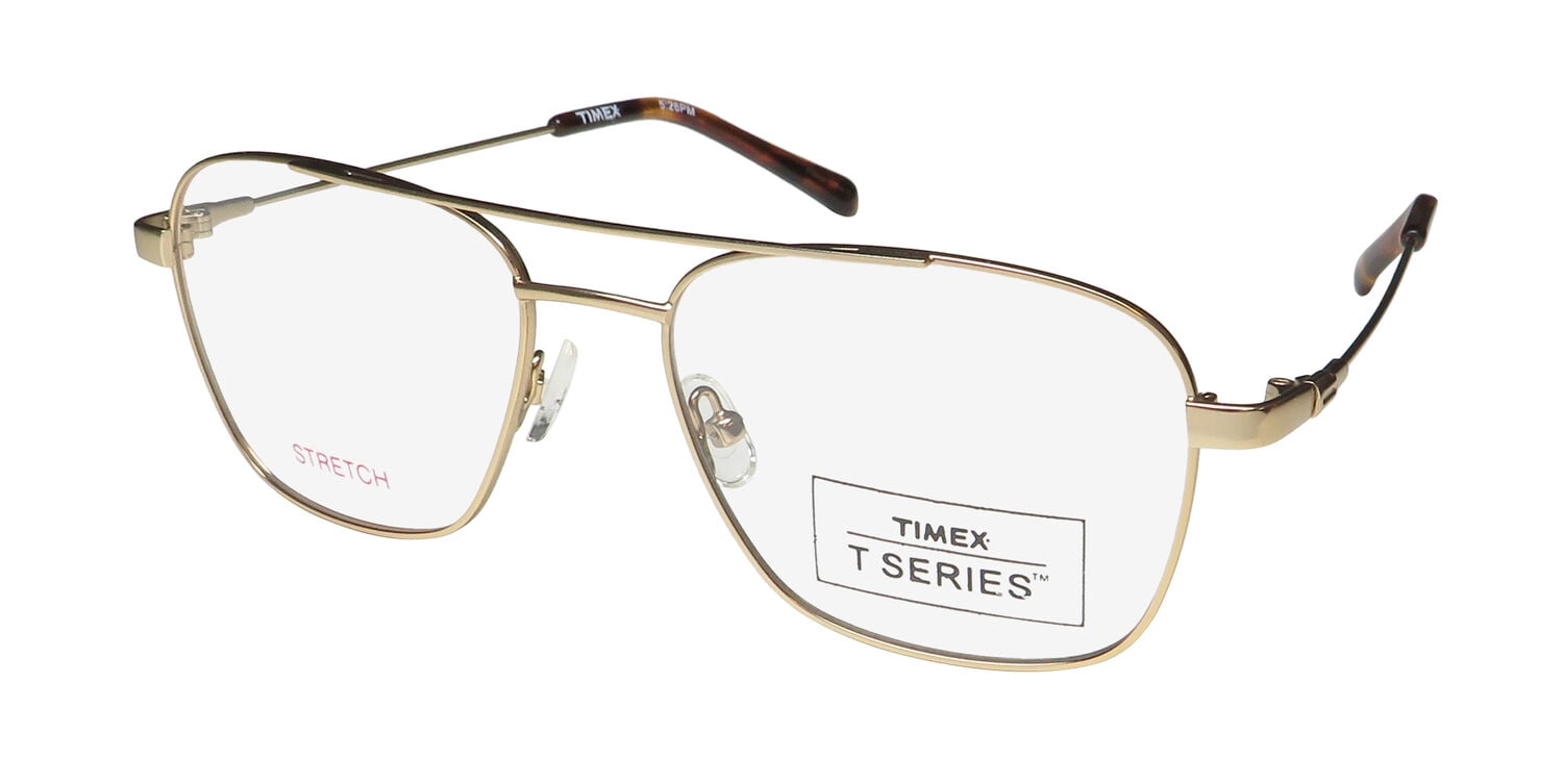 TIMEX 5:26 PM STRETCH T SERIES "MOB/ITALIAN MAFIA" STYLE EYEGLASS FRAME ...
