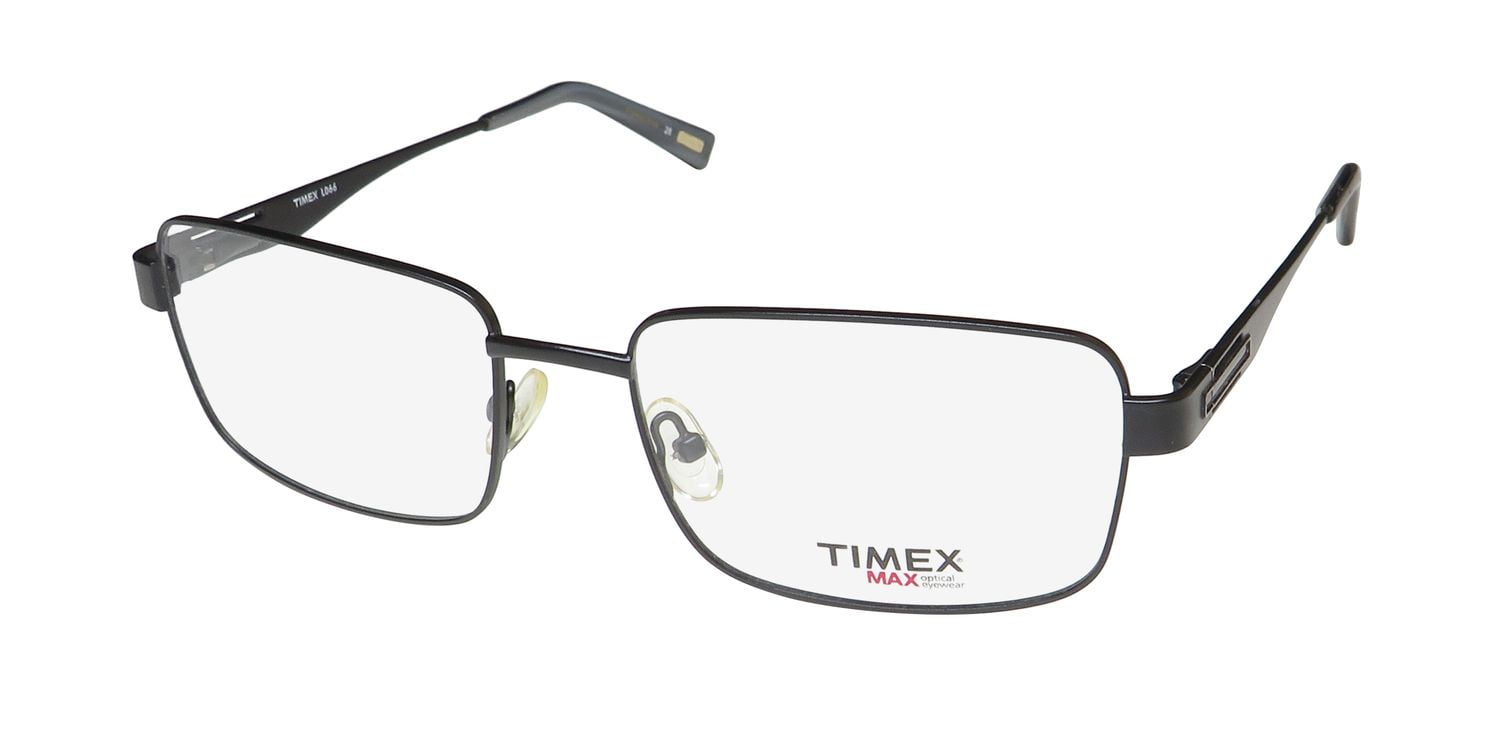 TIMEX L066 MAX SERIES PREMIUM AMERICAN MODERN DESIGNER EYEGLASS FRAME ...
