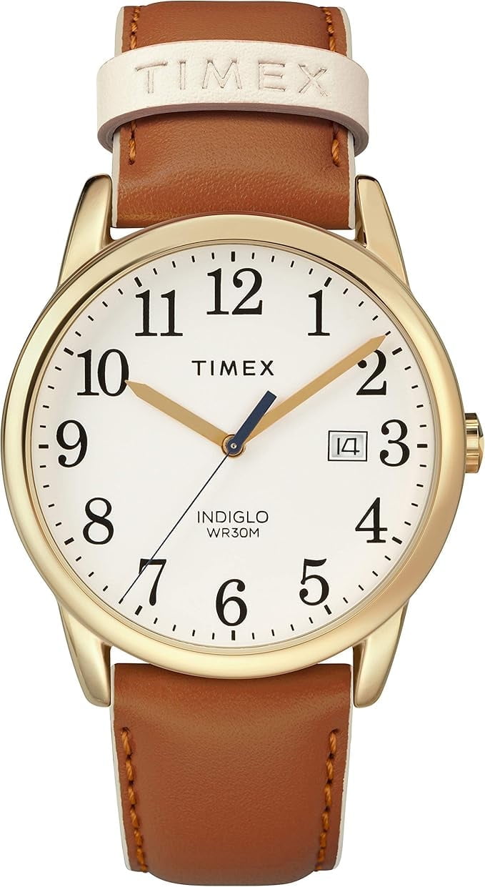 Timex Pay 38mm Unisex Leather Watch with Contactless Payment - Walmart.com