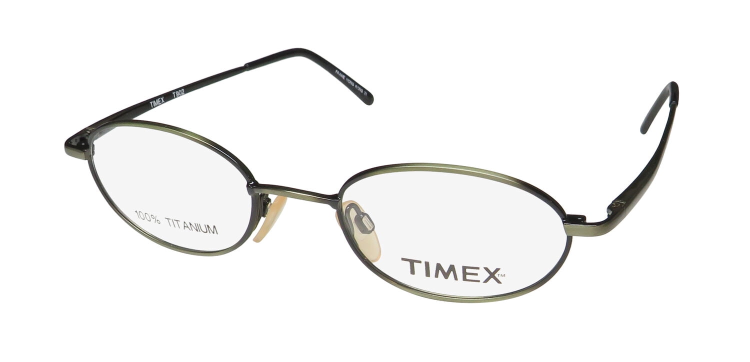 TIMEX T902 100% TITANIUM METAL ALLERGY FREE LIGHTWEIGHT EYEGLASS FRAME ...