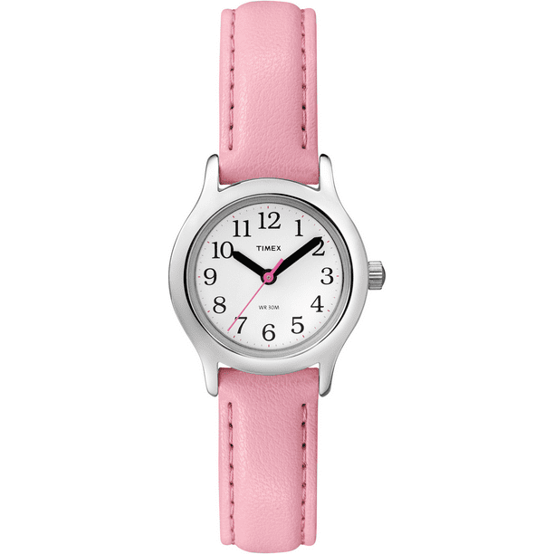 TIMEX TIME MACHINES® 24mm Pink Strap Watch - Walmart.com