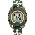 TIMEX TIME MACHINES® 34mm Camo Elastic Fabric Kids Digital Watch ...