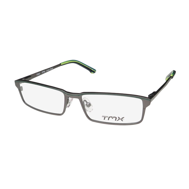 TIMEX TMX CROSS CHECK RECTANGULAR SHAPED LENSES MENS RARE EYEGLASS ...