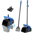 TIMINGILA Pooper Scooper Swivel AIF4 Bin & Rake for Large Small Dogs ...