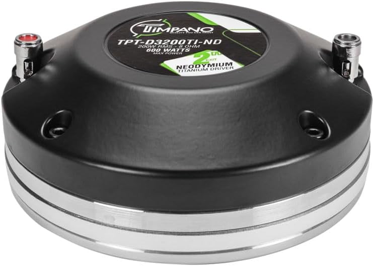 TIMPANO TPT-D3200TI-ND 2″ Exit Neodymium Titanium Compression Driver ...