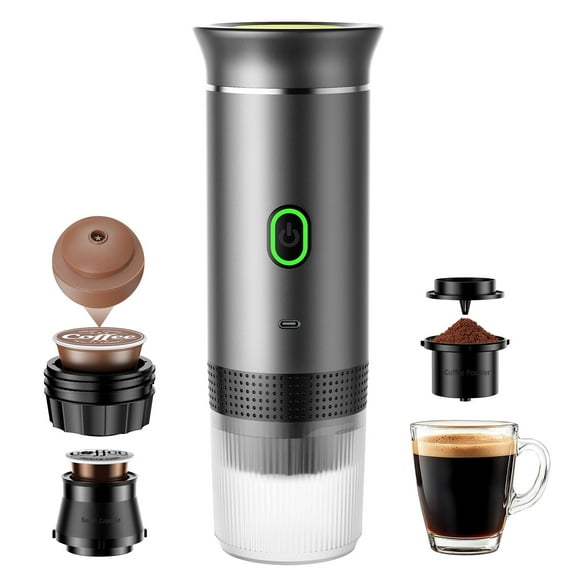Portable Electric Espresso Machine, Travel Coffee Maker for Camping ...