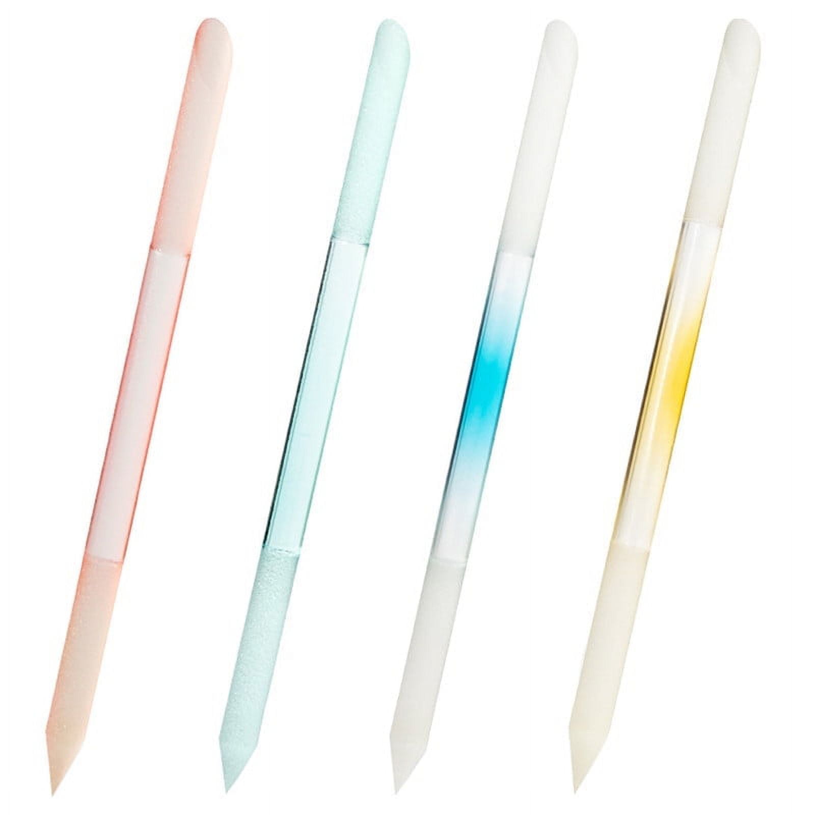 TINGDUANJIAN 4 Pcs Premium Glass Cuticle Pusher Set for Nail - Walmart.com