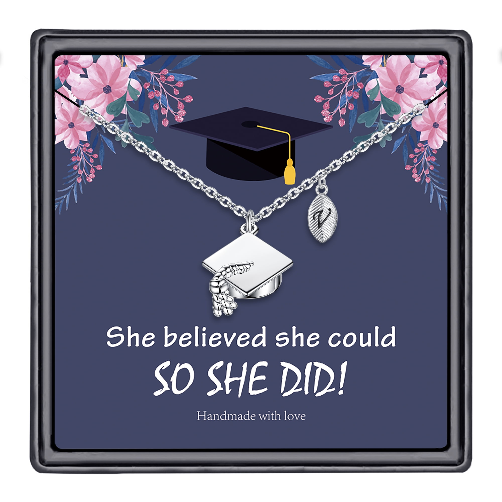 TINGN College Graduation Gifts for Her Graduation Cap Pendant Necklace ...