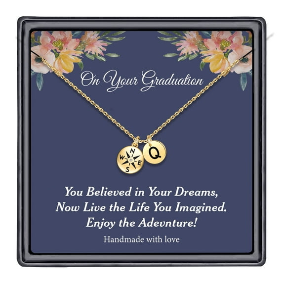 TINGN Graduation Gifts for Her 2024 Compass Necklace Graduation Gifts ...