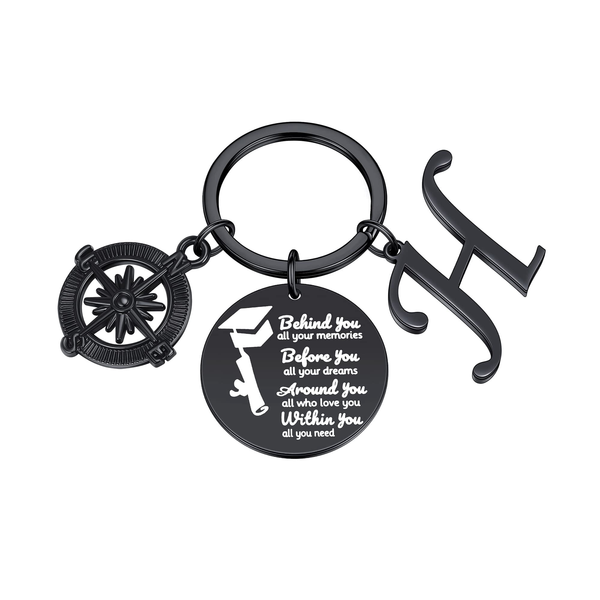 TINGN Graduation Gifts for Her Compass Keychain Class of 2024 ...