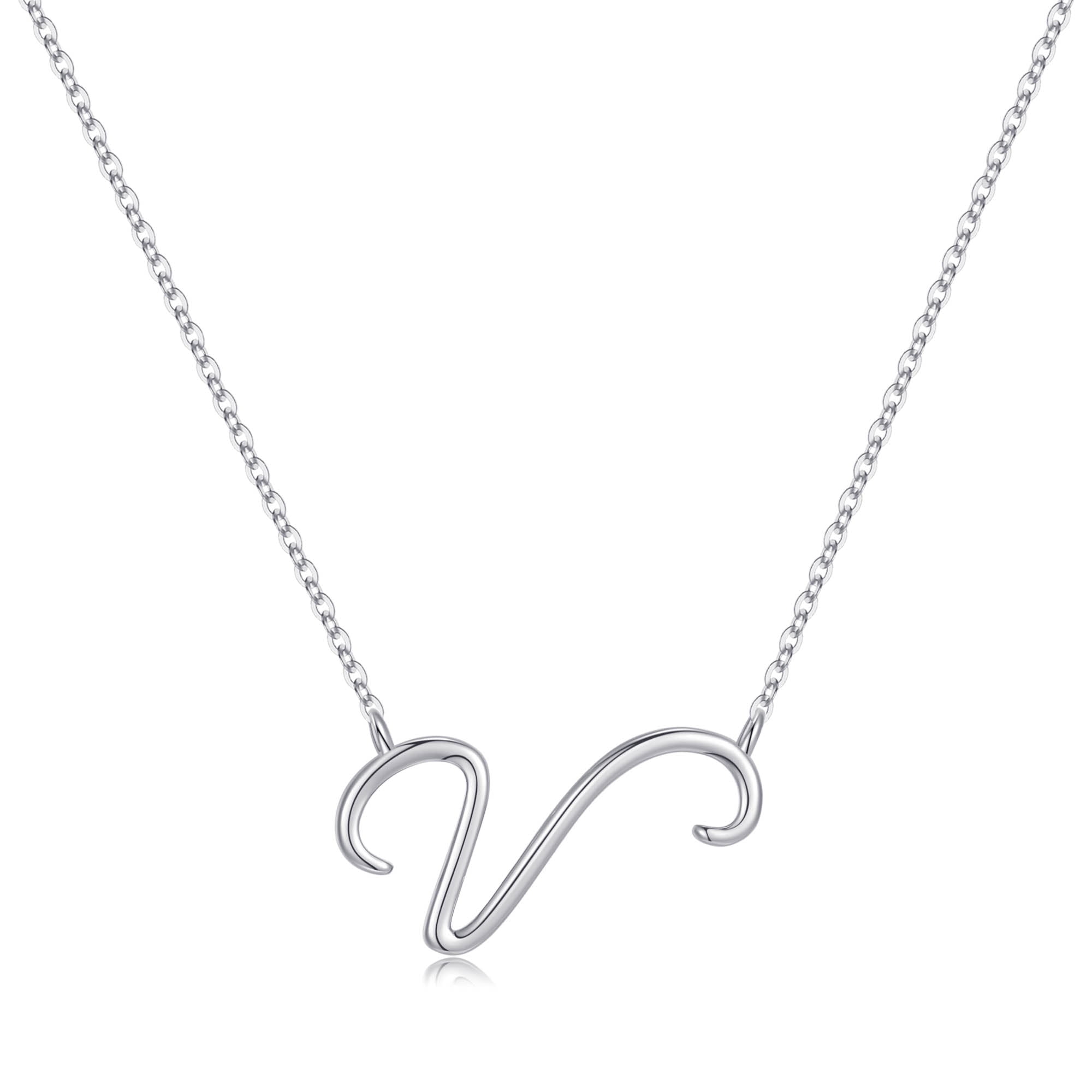 TINGN Initial Necklaces for Women Dainty Necklace for Women Cursive ...