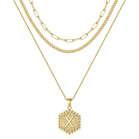 TINGN Layered Initial Necklaces for Women Layered Necklaces for Women ...