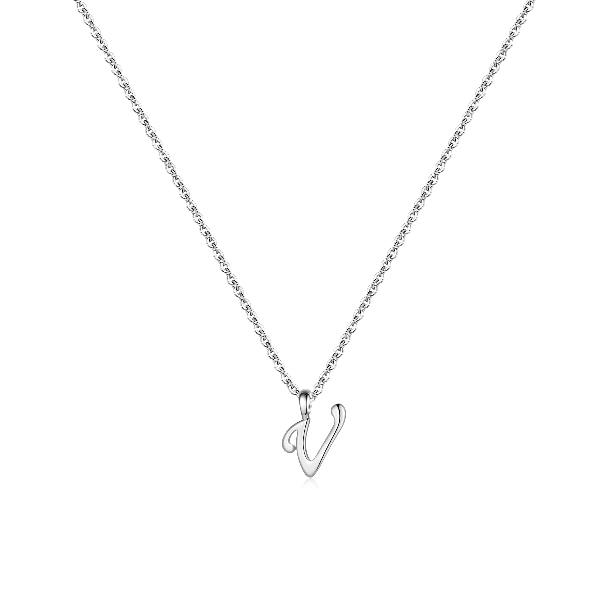 TINGN S925 Sterling Silver Initial Necklaces for Women Hypoallergenic ...