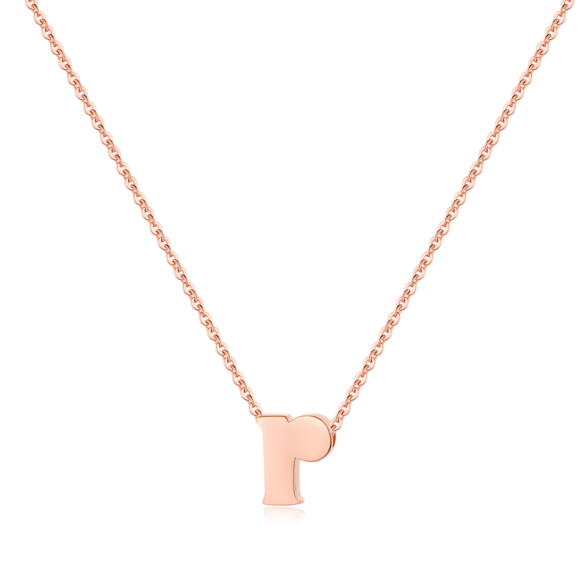 TINGN Tiny Initial Necklace for Girls 14K Gold Plated Initial Necklaces ...