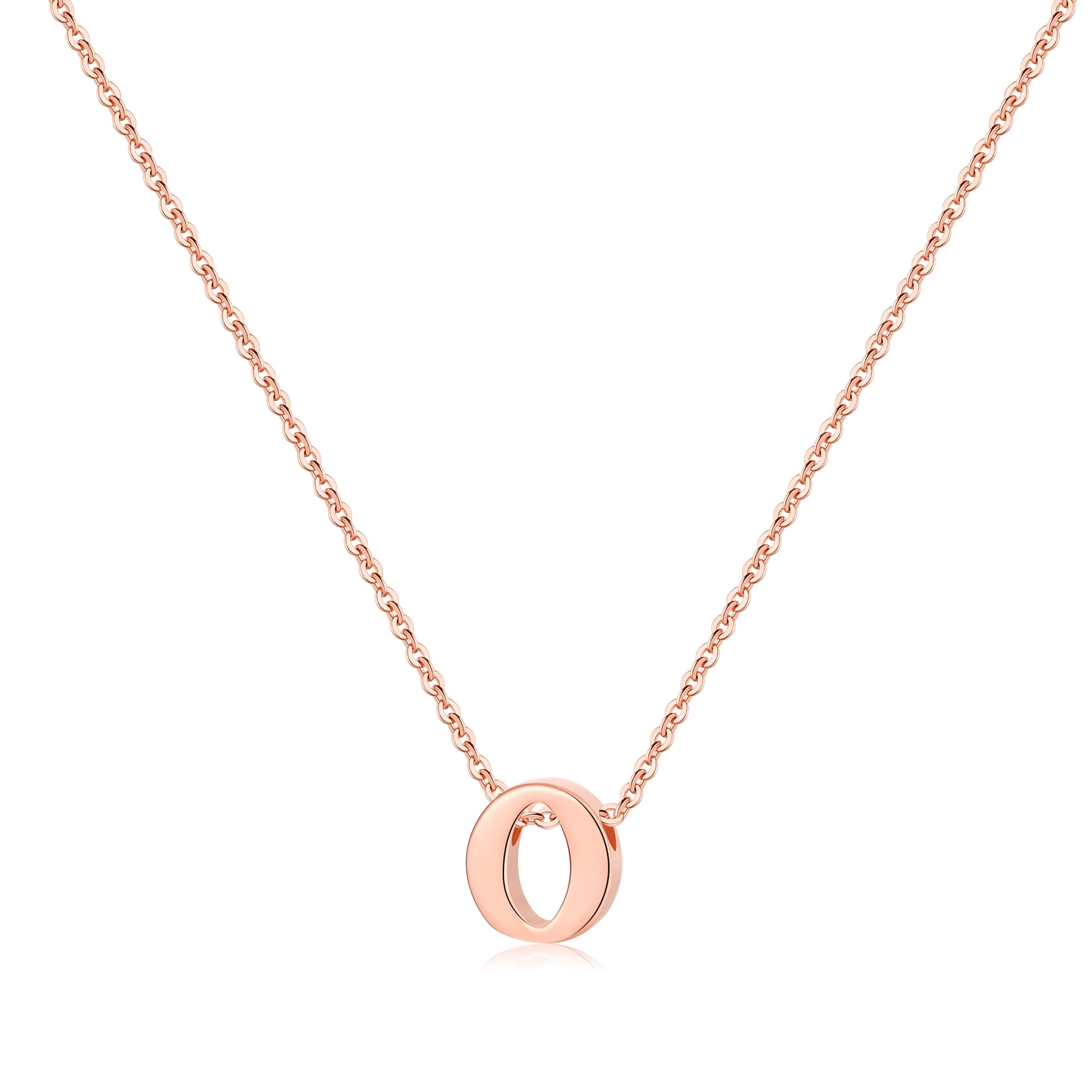 TINGN Tiny Initial Necklace for Girls 14K Gold Plated Initial Necklaces ...