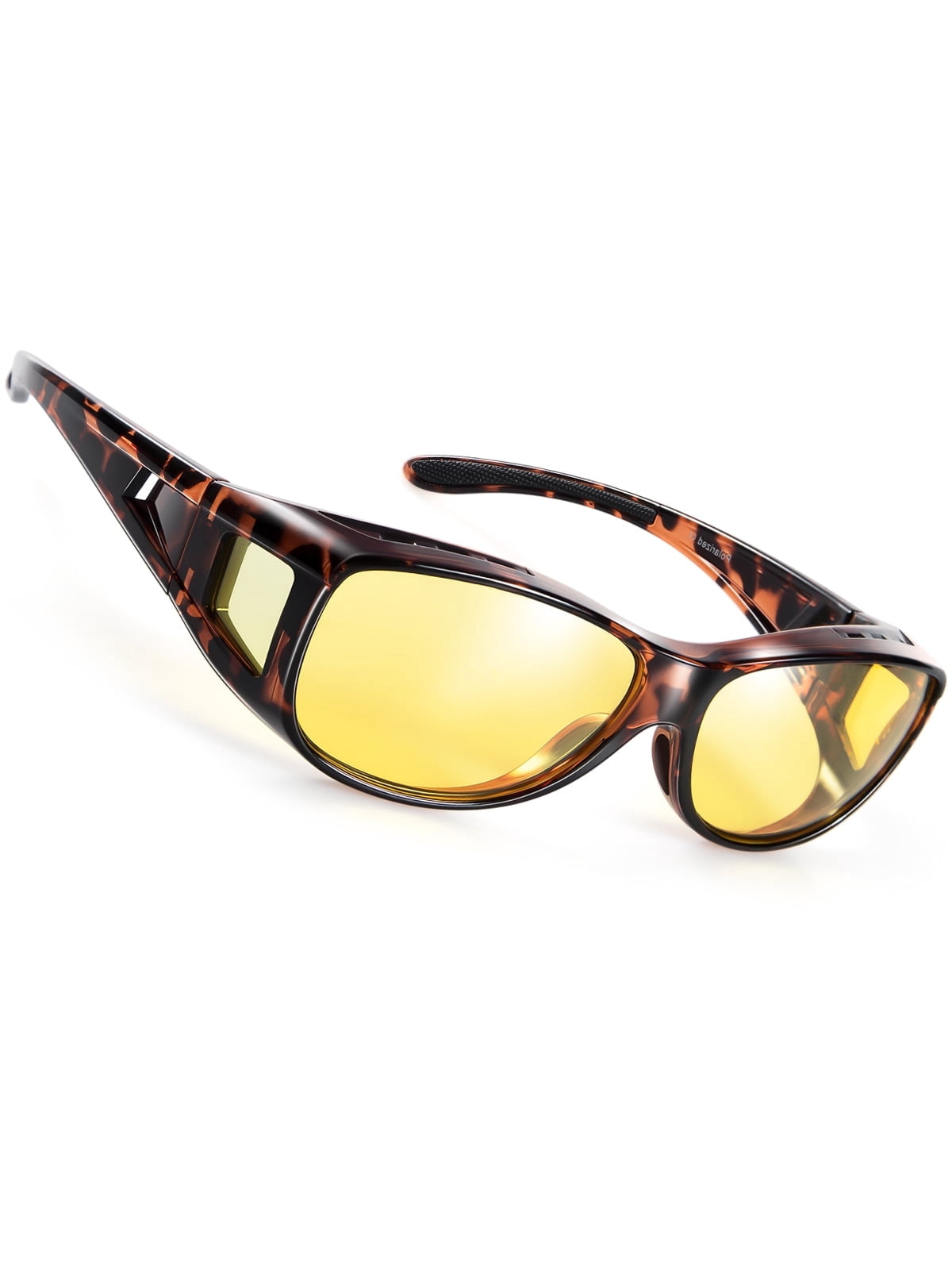 TINHAO HD Polarized Fit Over Sunglasses for Men & Women Wrap Around ...