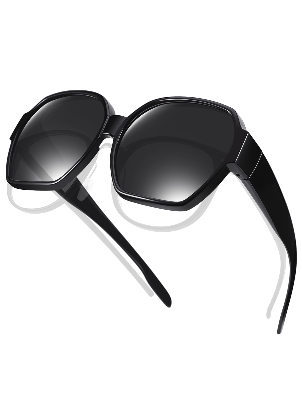 TINHAO Polarized Fit Over Sunglasses Wear Over Glasses For Women Men ...