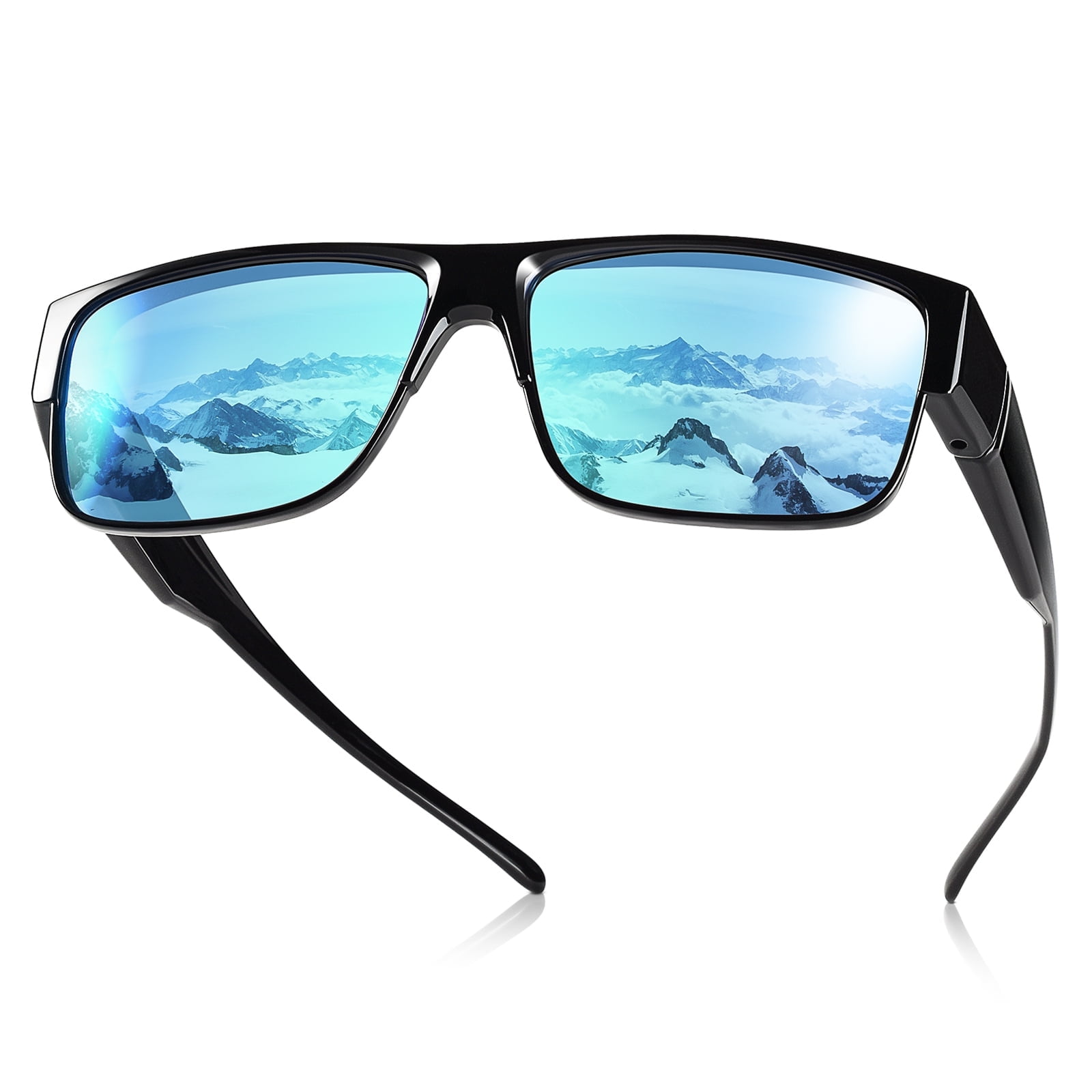 TINHAO Sunglasses Fit Over Glasses for Men Women Square Sun Glasses ...