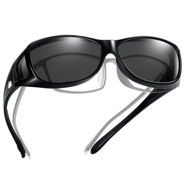 Joopin Sunglasses Fit Over Glasses, Polarized 100% UV Protection Wrap ...