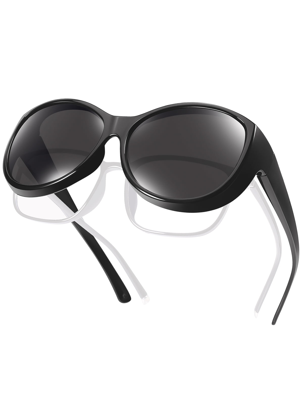 TINHAO Womens Polarized Fit Over Glasses Sunglasses Wear over Glasse ...
