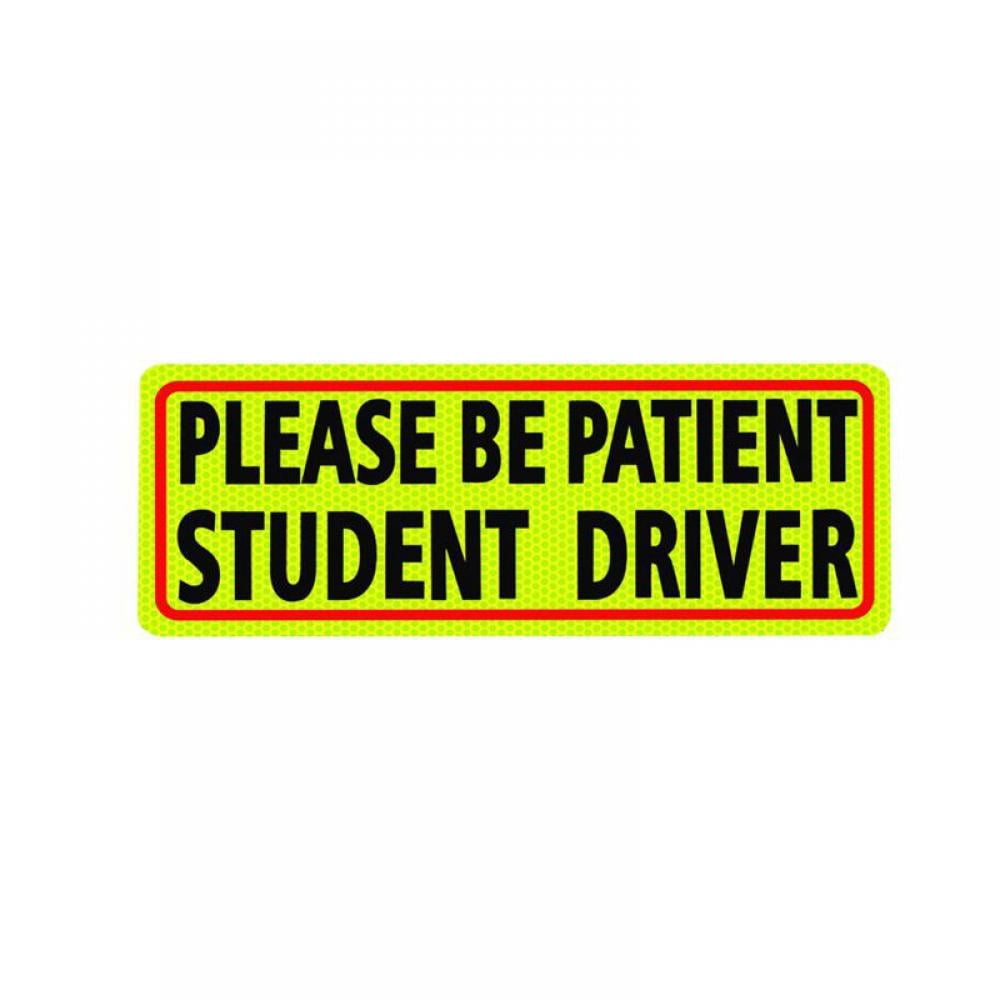 TINKER Student Driver Magnet for Car, Please Be Patient Student Driver ...