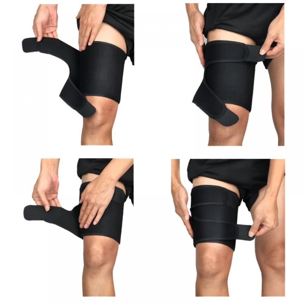 TINKER Thigh Brace - Hamstring Quad Wrap - Adjustable Compression ...