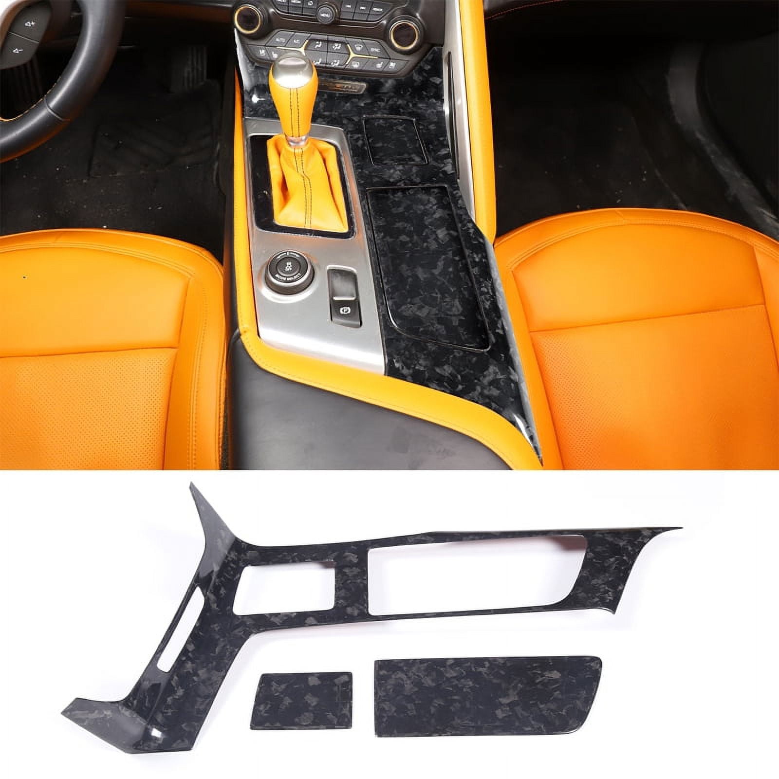 TINKI 100% Real Carbon Fiber Control Gears Panel Protective Cover ...