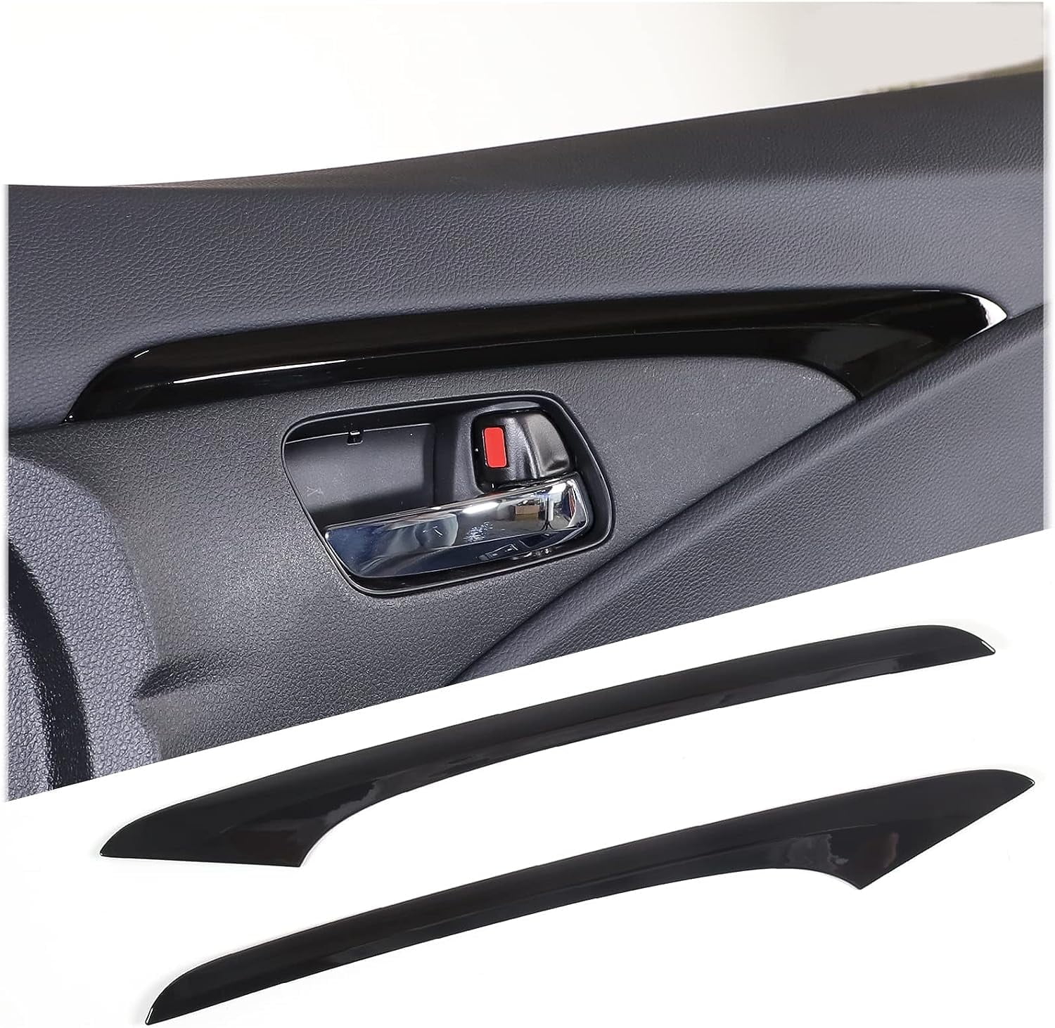 TINKI 2PCS Front Inner Door Decorative Strip Cover Trim for Honda Pilot ...